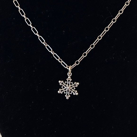 Tiffany & Co. | Jewelry | Tiffany Co Silver Snowflake Charm And ...